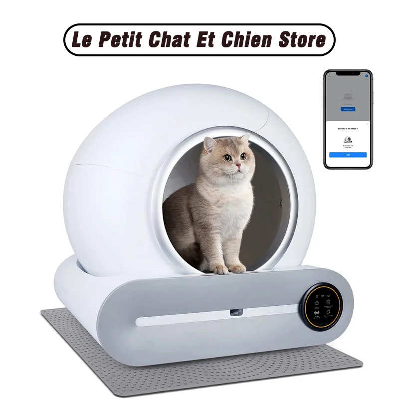 Tonepie – Bac À Litière Intelligent Automatique Pour Chat, Nettoyage ...