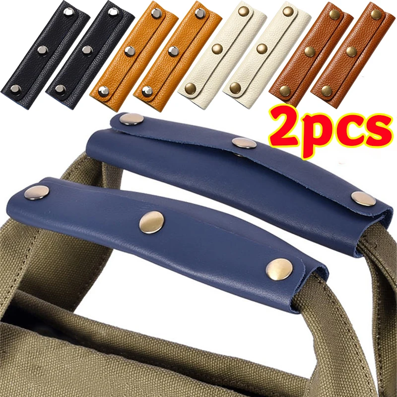 2pcs-Bag-Shoulder-Strap-Stroller-Anti-stroke-Leather-Cover-Luggage ...