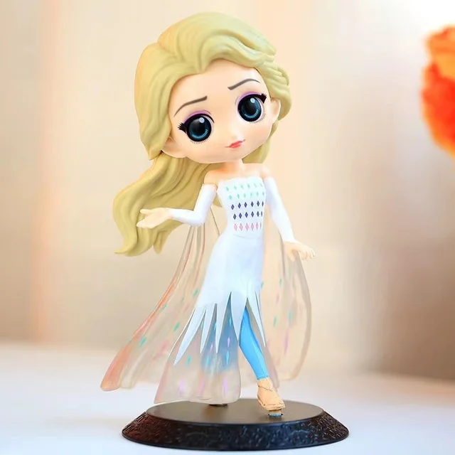 Disney 15cm Frozen Queen Princess Elsa Anna Figure Model Toys Cake ...