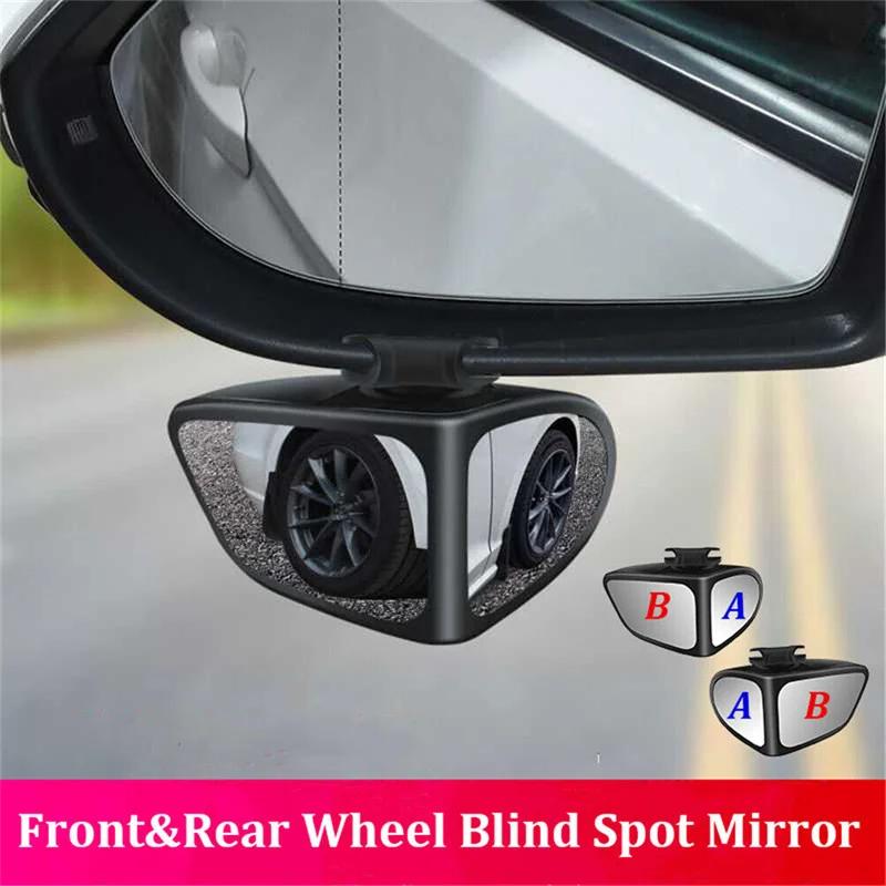 360-Degree-Rotatable-Adjustable-Car-Blind-Spot-Mirror-Wide-Angle ...