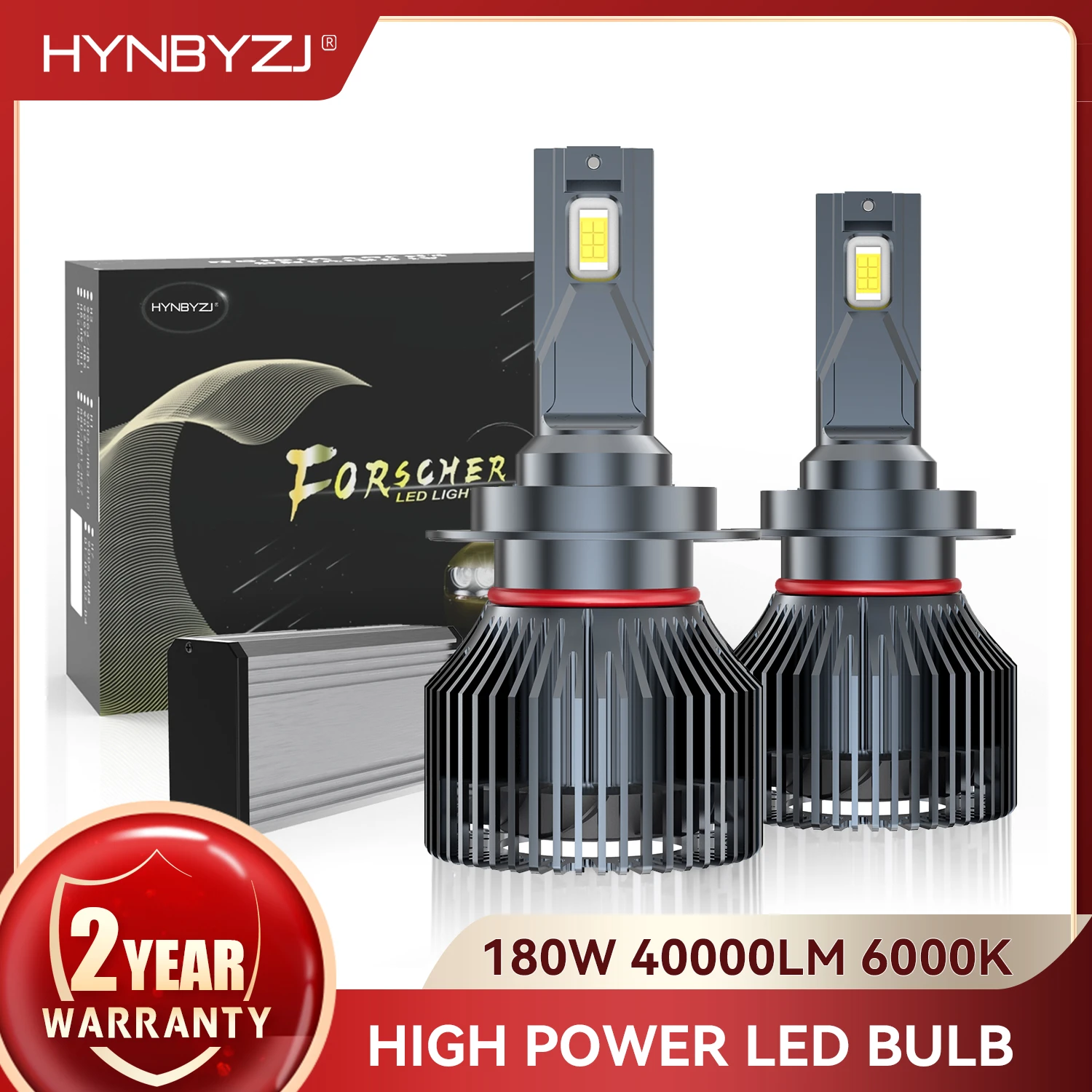 Hynbyzj 2pcs H1 H7 Led Canbus H4 H8 H11 30000lm 9005 Hb3 9006 Hb4 Led Bulb 9004 9007 H13 Car ...
