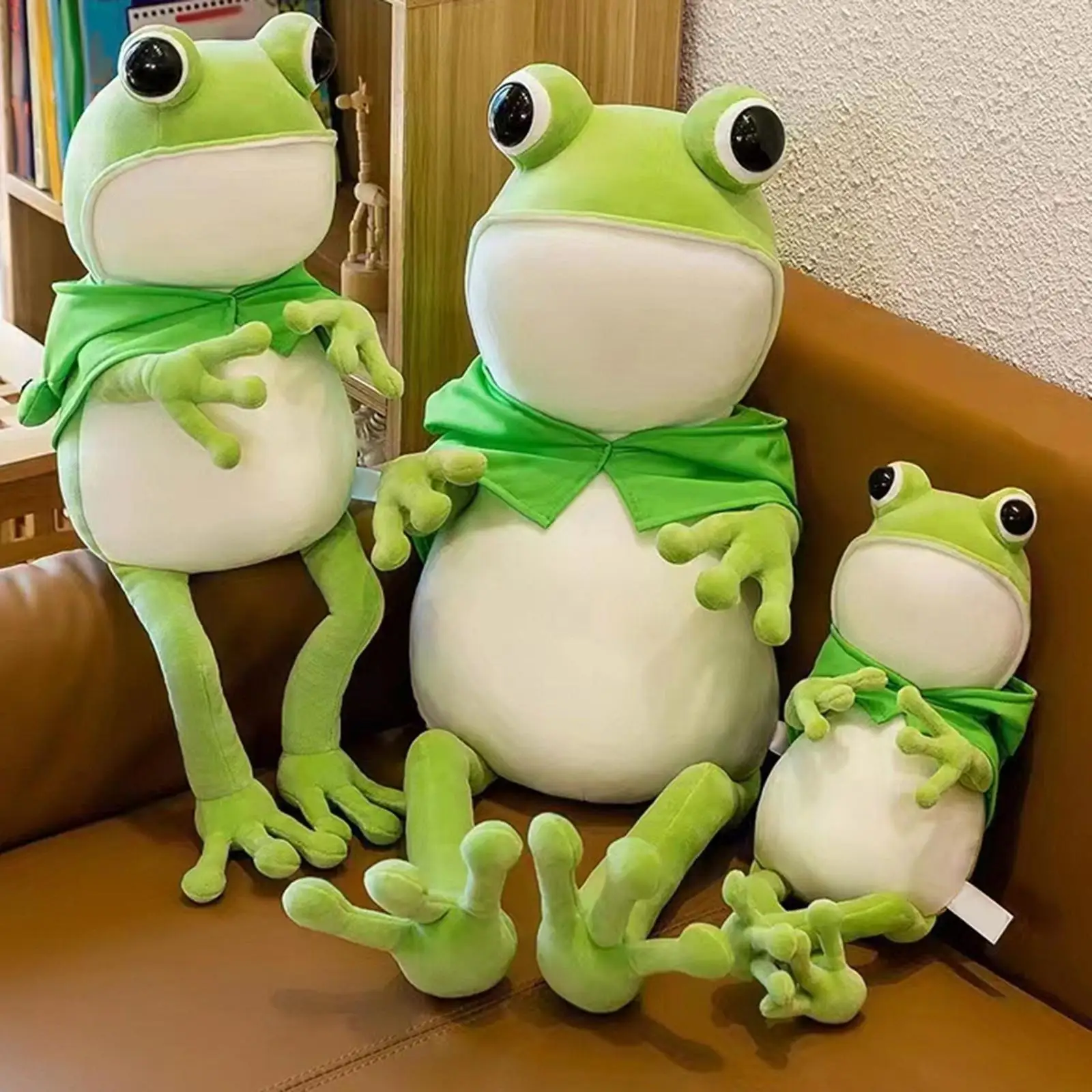Frog-Plush-Toy-Green-Plush-Frog-Toy-Pillow-Doll-Gift-Frog-Stuffed ...
