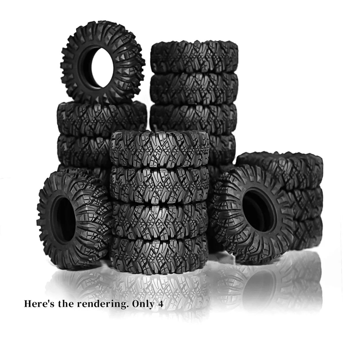 1-9-Inch-Mud-Terrain-Tires-Mud-Wheels-for-Axial-SCX10-PRO-SCX10-UTB18 ...
