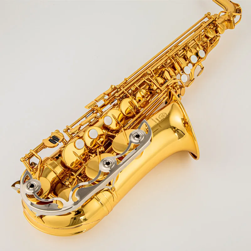 Feito-no-jap-o-200-profissional-alto-gota-e-saxofone-ouro-alto-saxofone ...