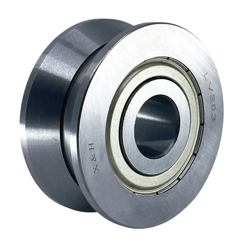 1SET LV202 40 2Z Track Rollers with 120 degree V groove profiled outer ...