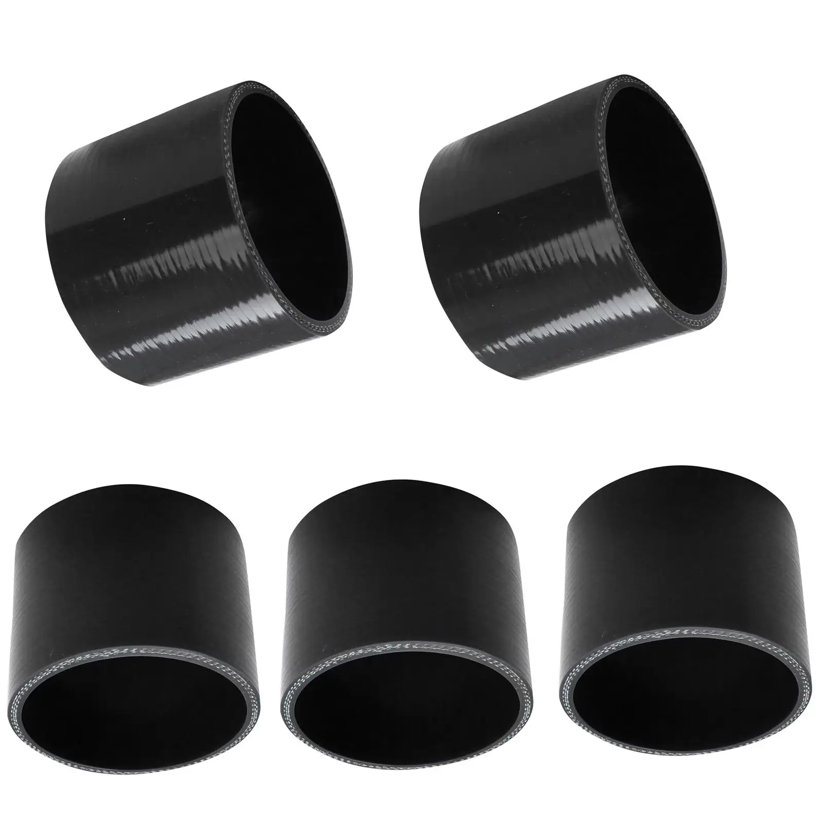ID35 48 Universal Silicone Tubing Hose Straight Connector Car ...