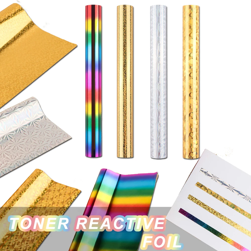 Toner-Reactive-Foil-19-3cmx5m-by-Laser-Printer-and-Laminator-For-Label ...