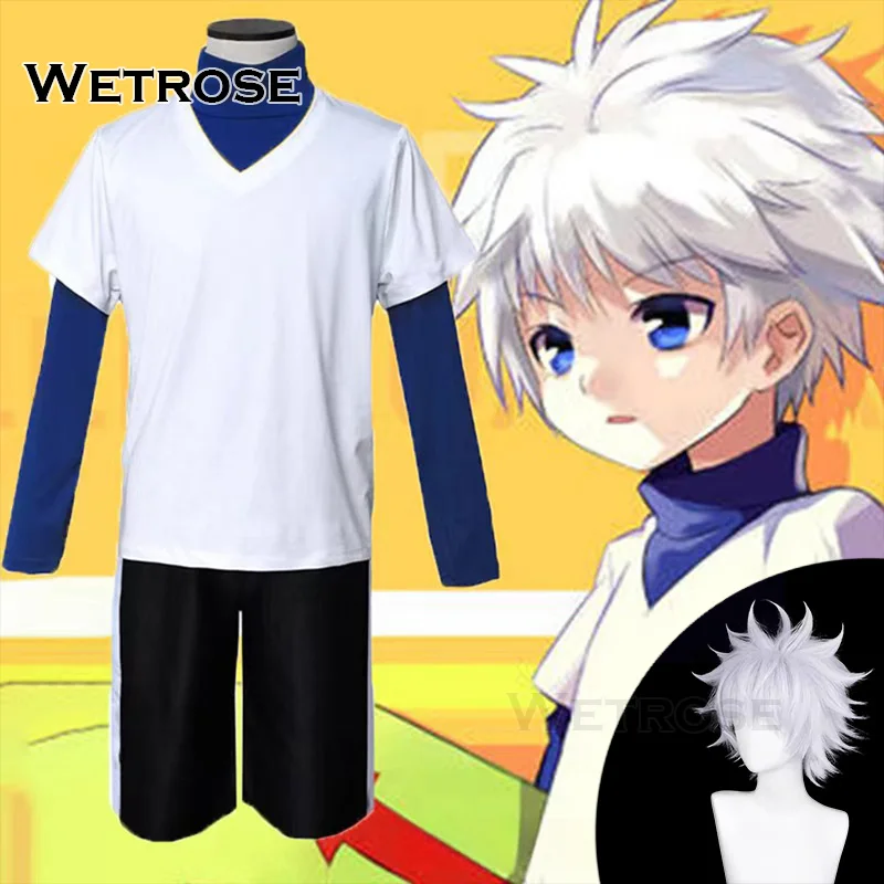 Wetrose-In-Stock-Killua-Zoldyck-Cosplay-Costume-Hunter-X-Hantaa-Kirua ...