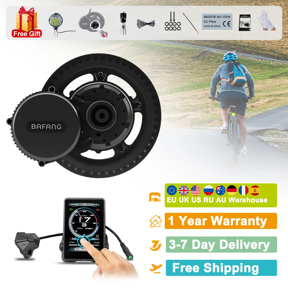 Bafang 750w Mid Drive Motor 48v Electric Bike Conversion Kit 8fun G340 ...