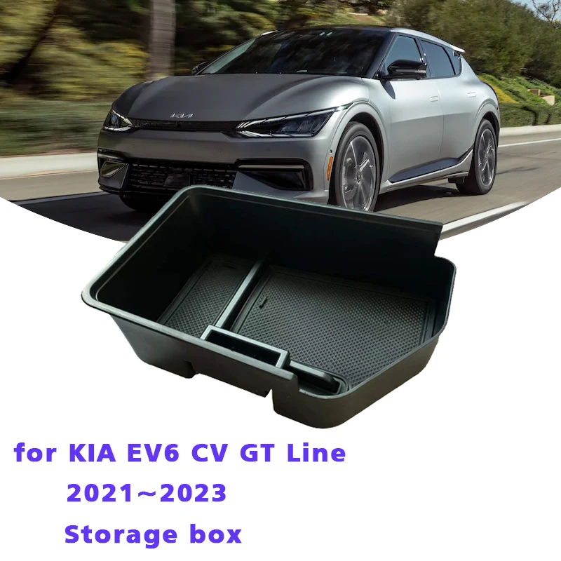 Car-Storage-Box-for-KIA-EV6-CV-GT-Line-2021-2022-2023-Center-Console ...