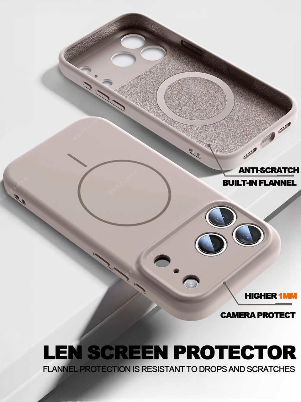 Official Magnetic Phone Case For iPhone 11 12 13 16 17 Pro Max Air 15 ...