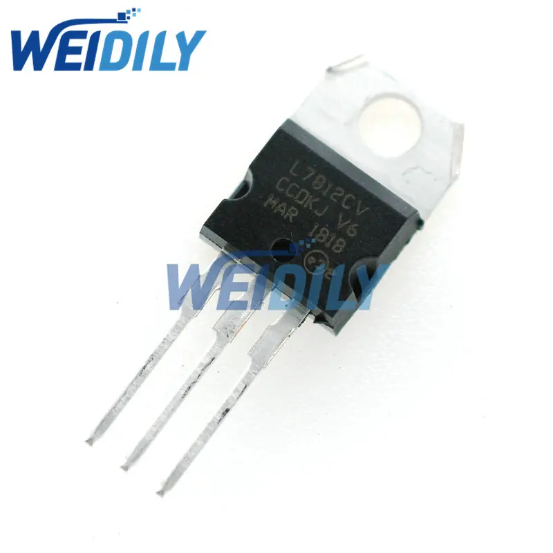 5PCS-New-L7812CV-L7812-7812-Triode-Transistor-TO-220-12V-1-5A-voltage ...