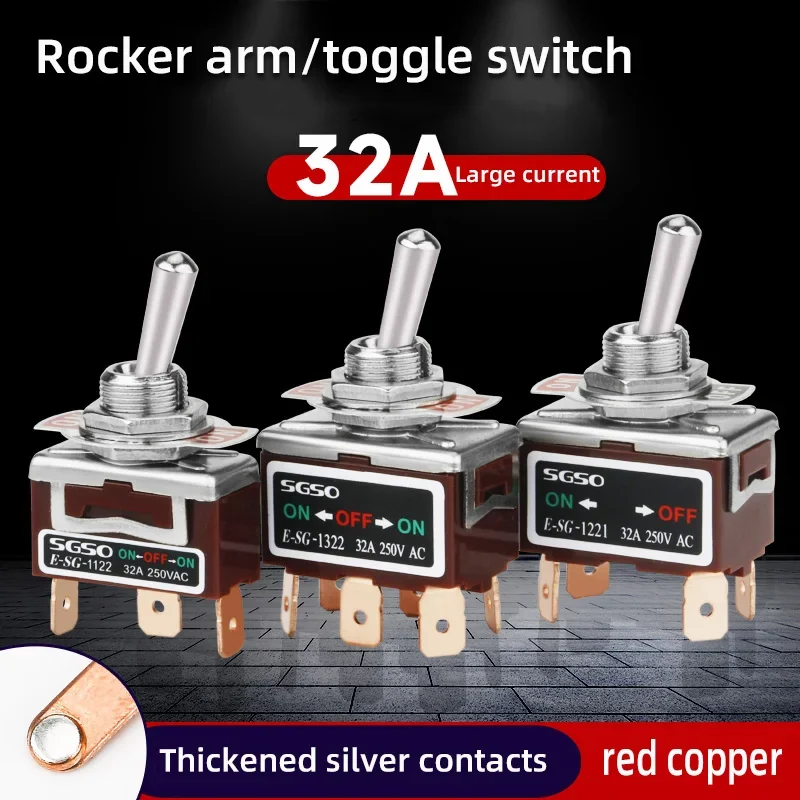 Toggle-switch-1021T-welding-straight-leg-rocker-lever-1322T-1321-6-foot ...