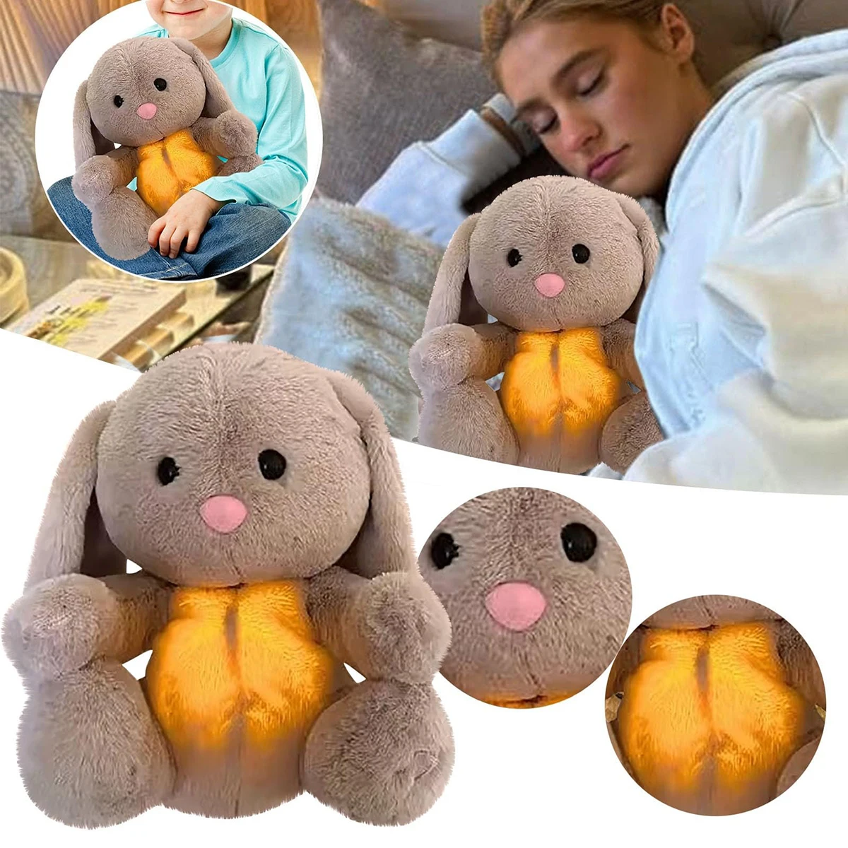 Baby-breathing-Rabbit-soothing-plush-sensory-toy-with-Relieve-anxiety ...