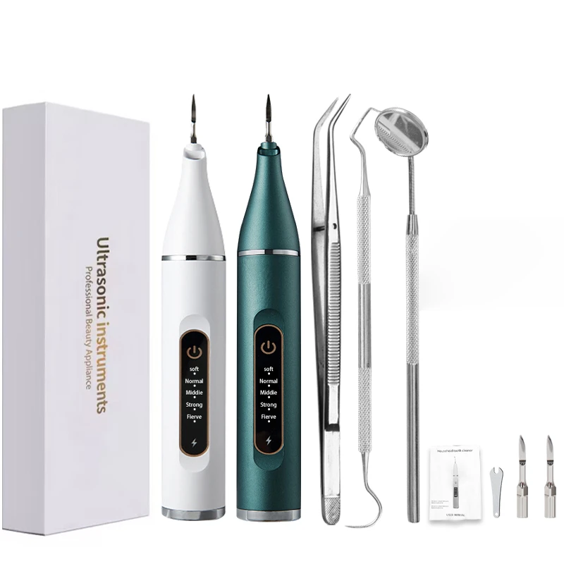 Ultrasonic Electric Tooth Cleaner Dental Scaler 5 Modes Calculus ...