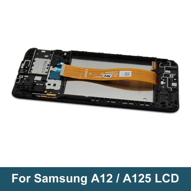 6.5" Original For Samsung Galaxy A12 LCD A125F Display SM-A125F/DS Touch Screen Replacement ...