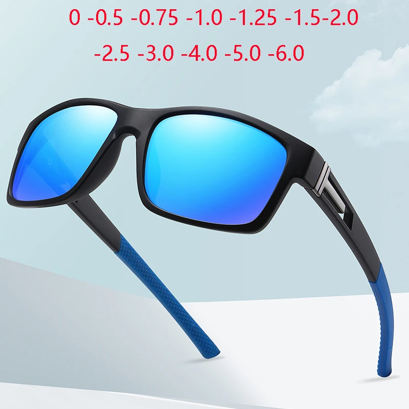 Outdoor Anti Glare Driving Myopia Sunglasses Men Polarized TR90 Minus ...