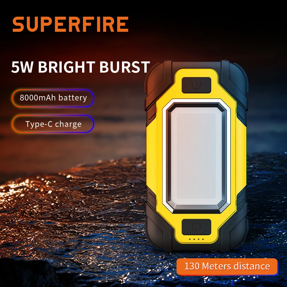 SuperFire-X102-Led-Flashlight-USB-With-Built-in-Battery-Multi-Function ...