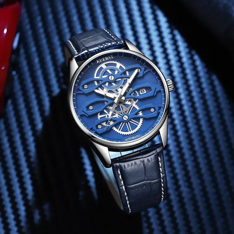 KUERST-Waterproof-Fully-Automatic-Mechanical-Men-S-Wrist-Skin-Band ...