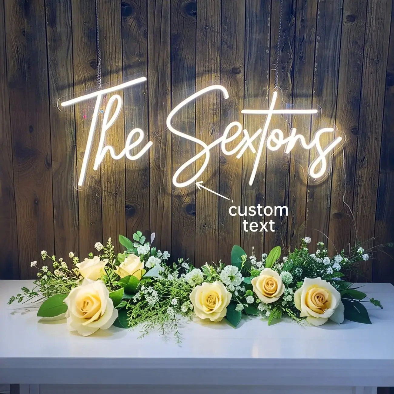 Custom Neon Sign Personalized LED Name Light for Room Decor Wedding ...