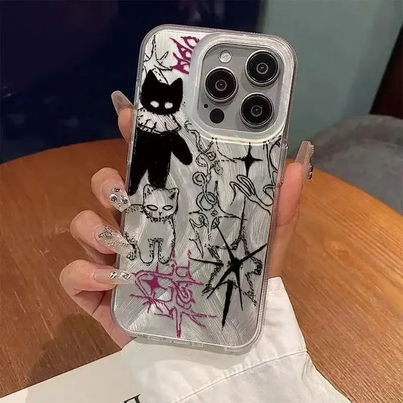 Чехол для телефона Lovely Cool Cat для Samsung Galaxy A73 A72 A55 A54 ...