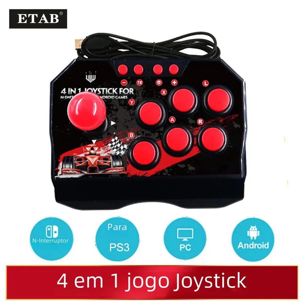 Joystick-de-jogo-com-fio-USB-com-cabo-USB-Turbo-Console-de-Jogos-Rocker ...