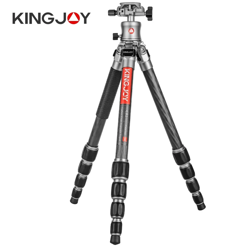 KINGJOY-10X-Carbon-Fiber-DSLR-Tripod-Professional-Photography-Camera ...