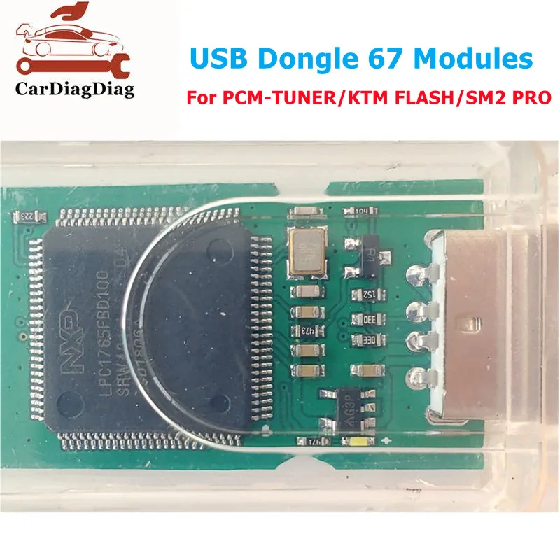Newest PCMtuner ECU Programmer USB Dongle with 67 Modules Compatible ...