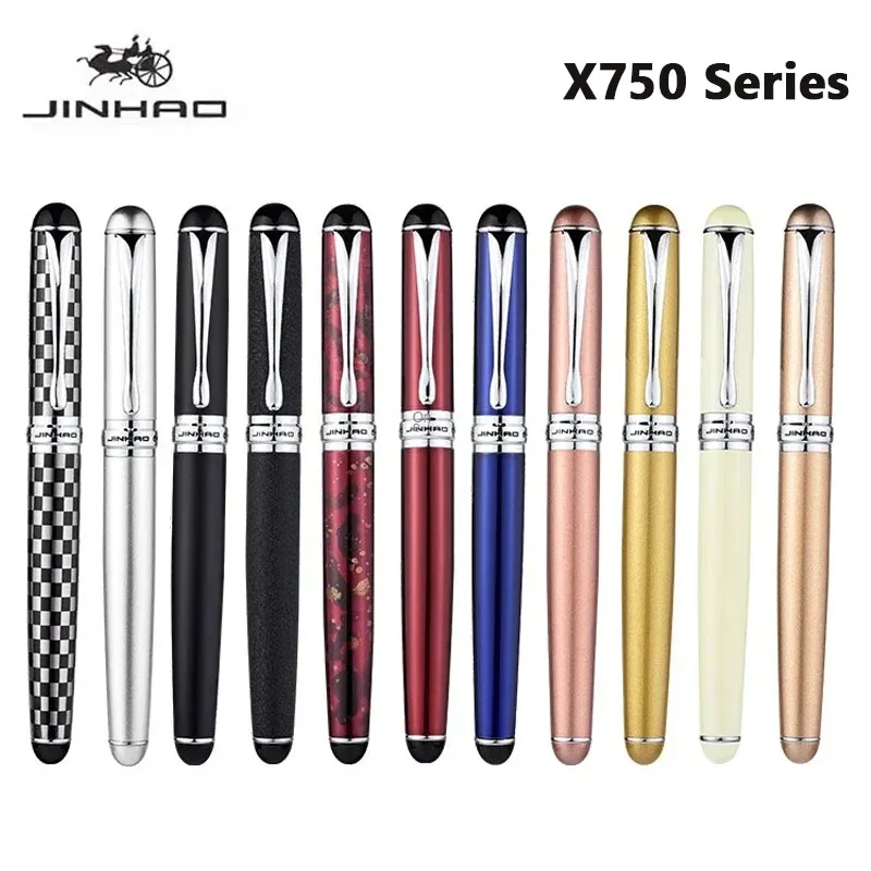 Jinhao X750 Fountain Pen Luxury Elegant Pens Medium Oblique Type ...