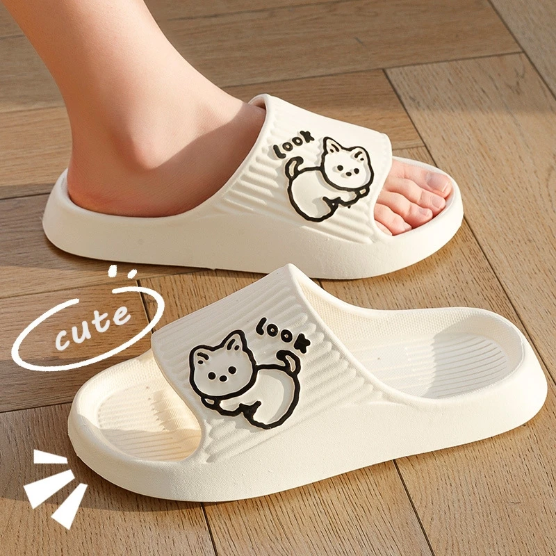 Sandalias-antideslizantes-con-dibujo-de-gato-para-hombre-y-mujer ...