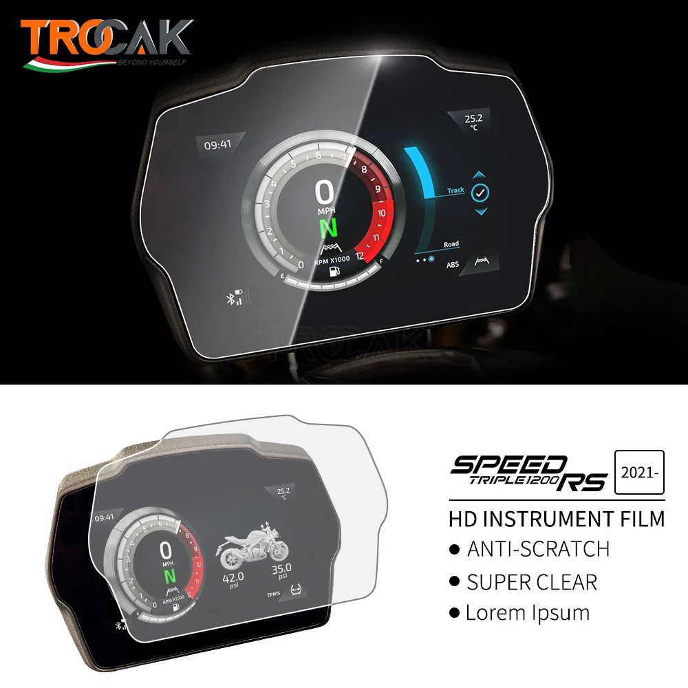 For-Triumph-SPEED-TRIPLE-1200-RS-2021-2023-Motorcycle-Dashboard ...