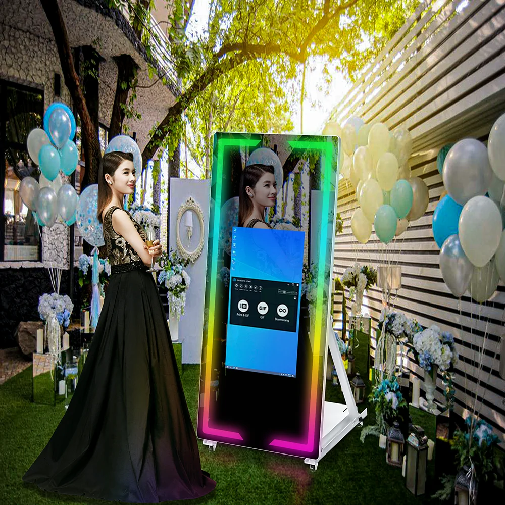 New-Touch-Screen-Mirror-Photo-Booth-Machine-for-Party-Wedding-Portable ...