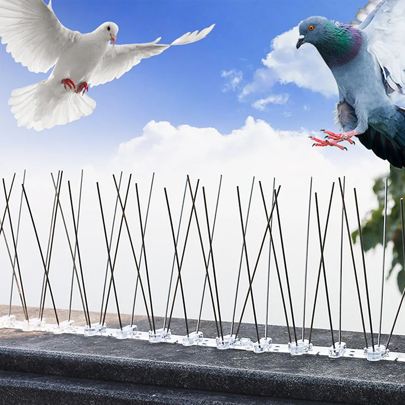 1PC 25cm Stainless Steel Balcony Anti-bird Repellent Thorn Nail Kit ...