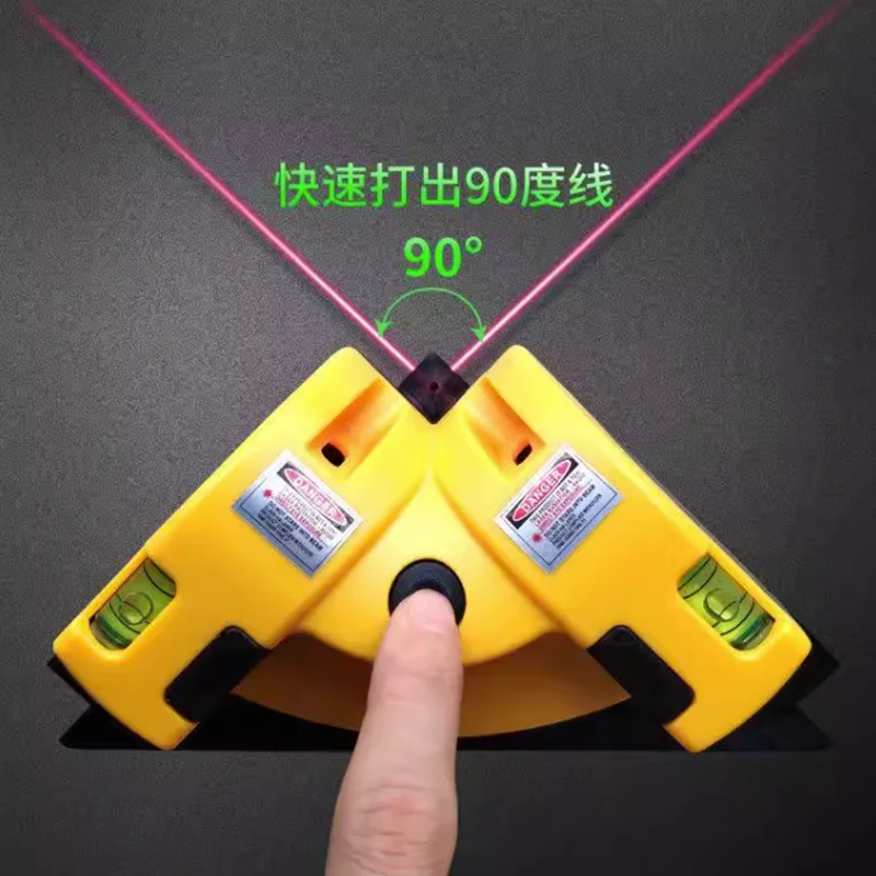 1PC-Square-Right-Laser-Level-Angle-90-Degree-Vertical-Horizontal-Wire ...