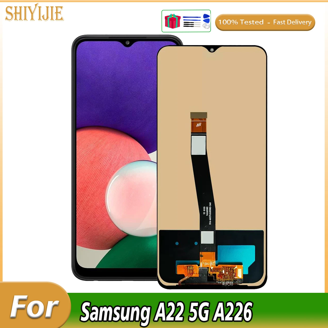 6.6'' Original For Samsung Galaxy A22 5G LCD Display Touch Screen ...