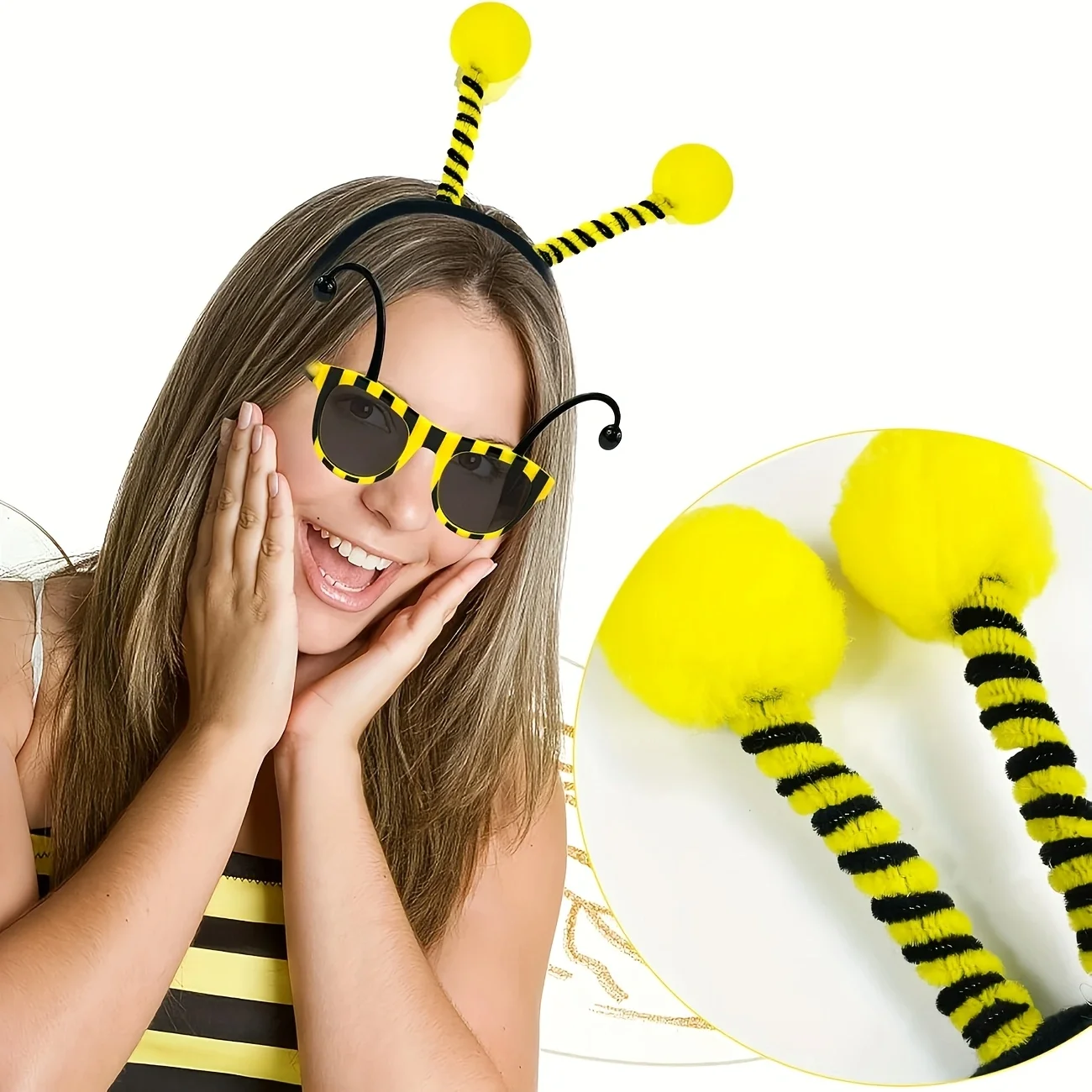 8 pieces/sets of Bee role-playing costume accessories - Bumblebee ...