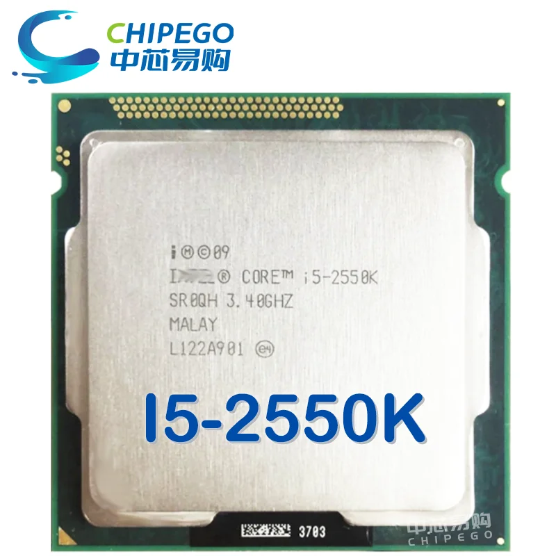 Procesador Intel Core i5 i5-2550K 2550K 3,4 GHz Quad-Core, CPU 6M 95W ...