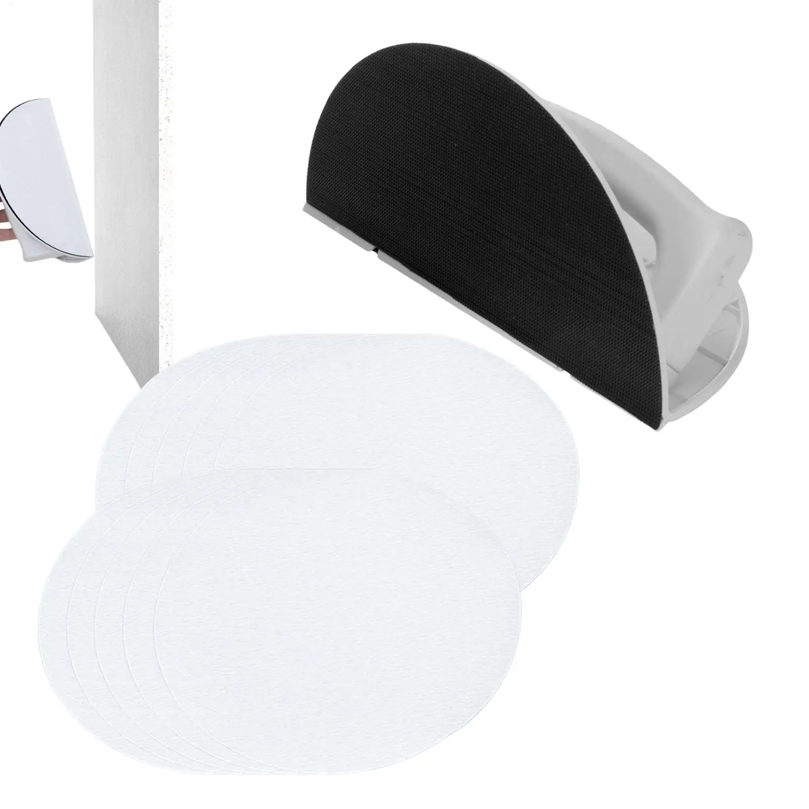 Sanding Tools Multifunctional Semi-Circular Angle Sanding Sandpaper ...