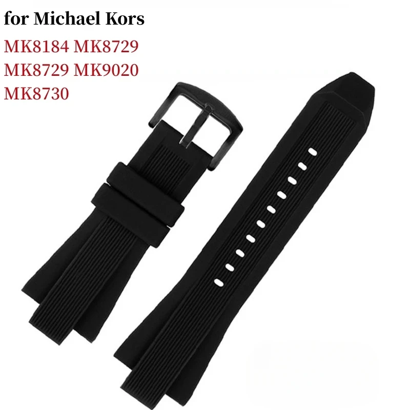 Silicone-Watch-Band-for-Michael-Kors-MK8184-MK8729-MK9020-MK8152-MK9020 ...