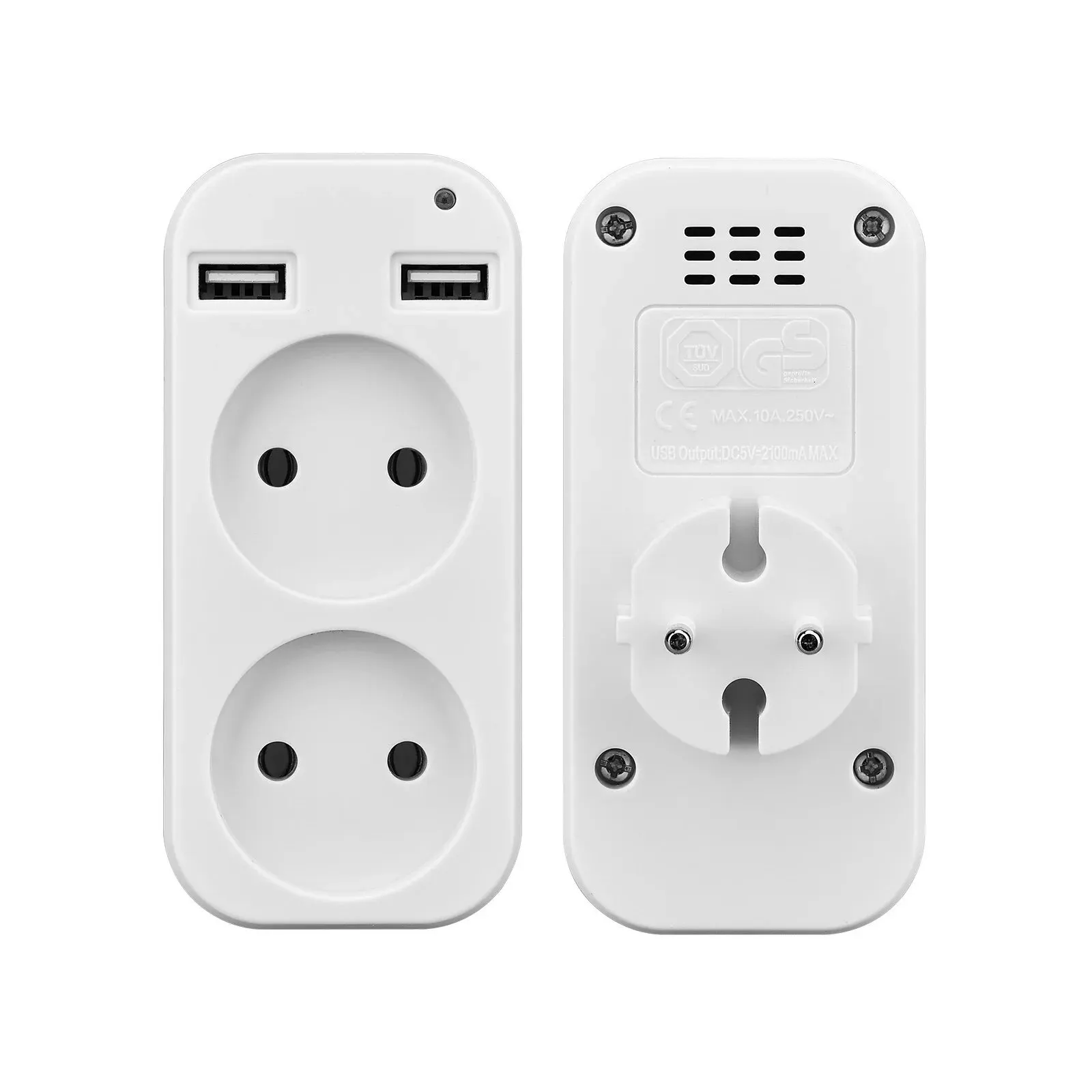 Portable-EU-Sockets-Double-USB-Plug-Power-Strip-Adapter-Plug-1200W-250V ...