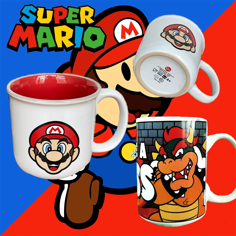 New-Cartoon-Super-Mario-Game-Entry-Ceramic-Water-Cup-Japanese-Cute ...