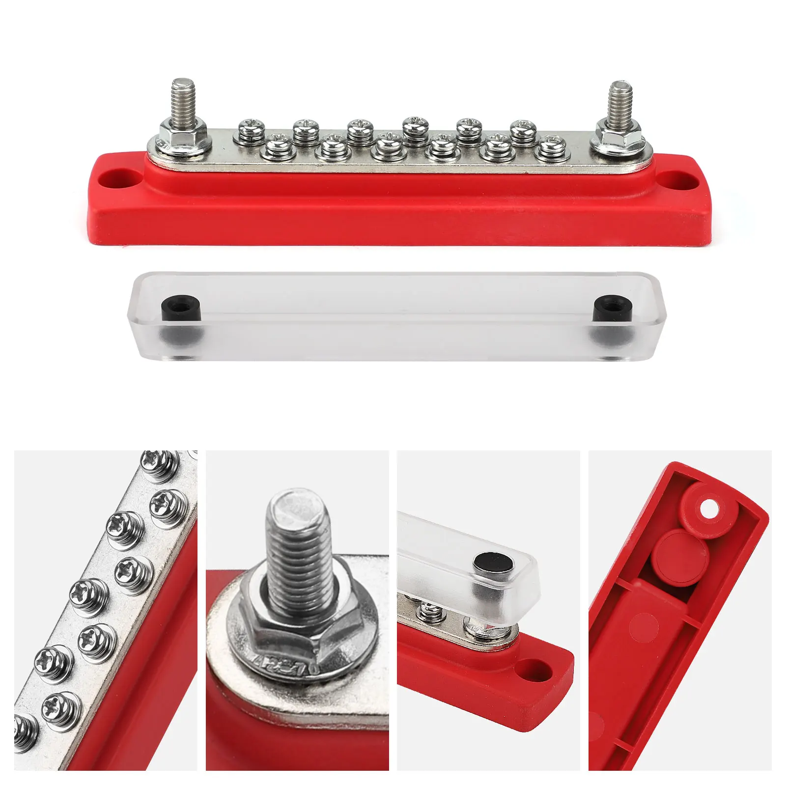 Car Terminal Block Positive Negative Bus Bar 150A 48V Power ...