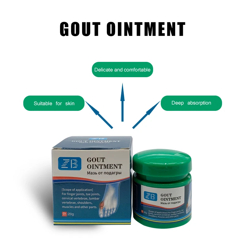 ZB-20g-12-Box-Traditional-Chinese-Medicine-Gout-Cream-Effective-Reduce ...