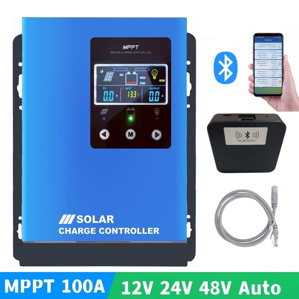 100A-MPPT-Solar-Charge-Controller-With-Bluetooth-100-Amp-Solar ...