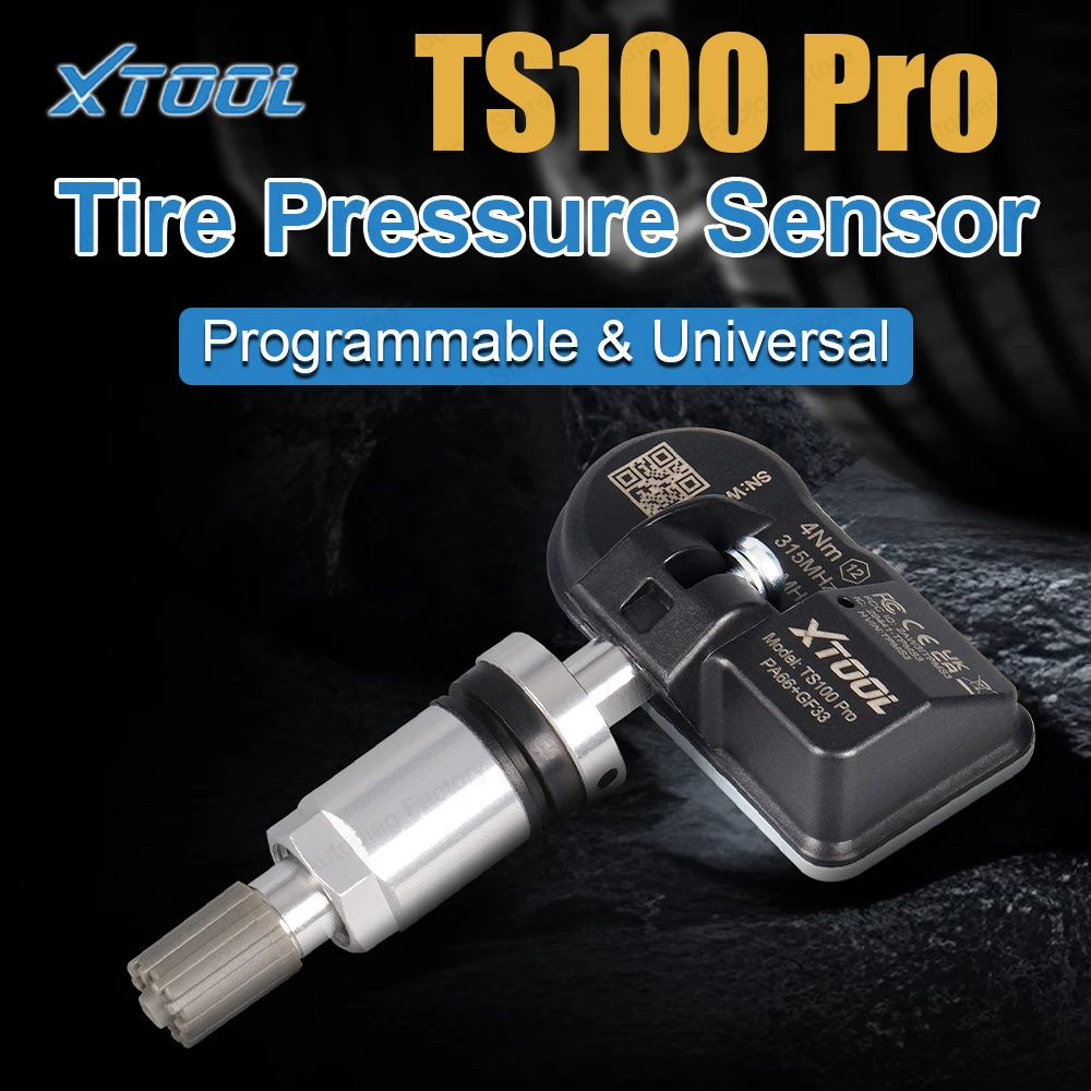 2-IN-1 TPMS Sensor TS100 PRO 315/433MHz Programmable Universal ...