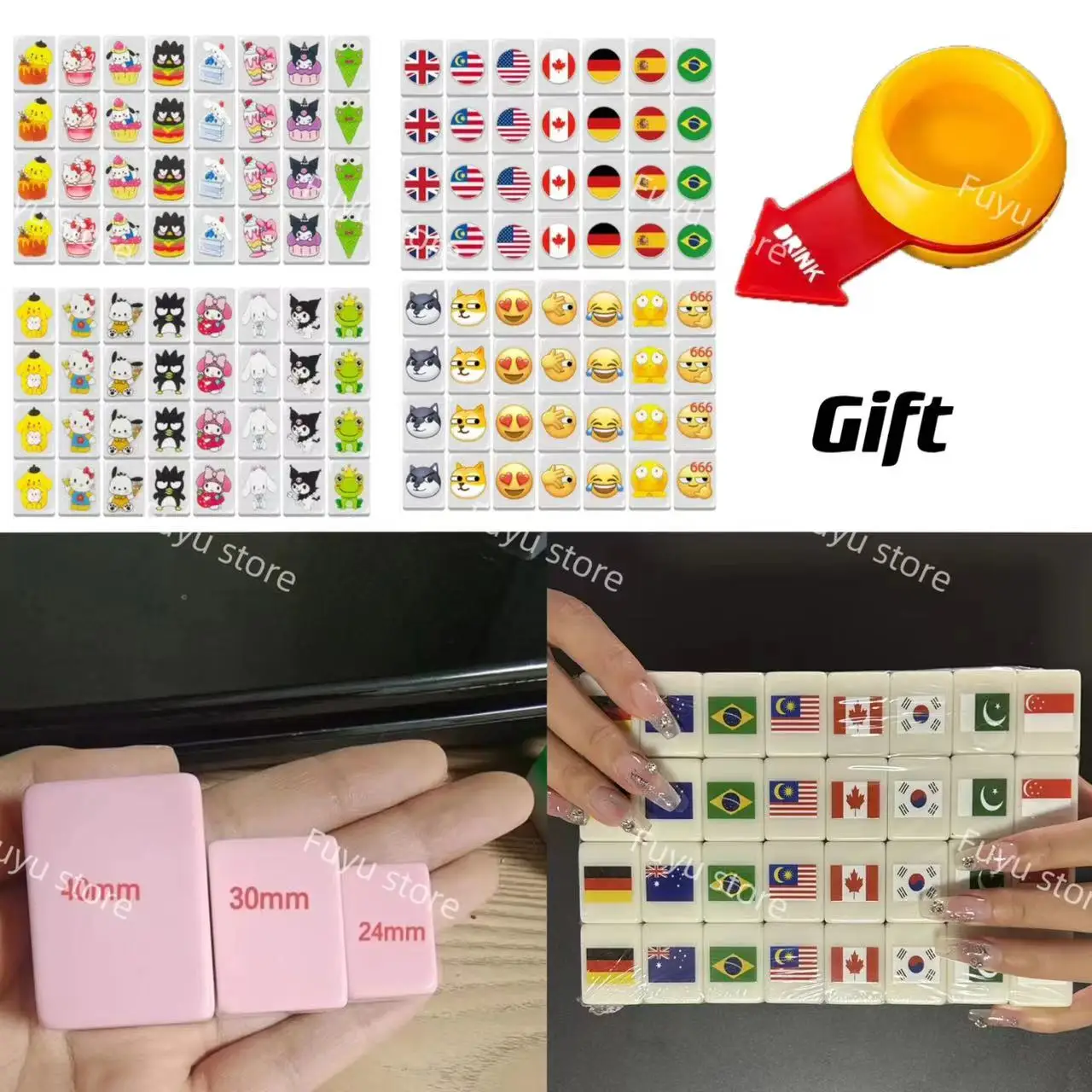 Tiktok-Juego-de-azulejo-Sanrio-con-patr-n-de-bandera-juego-de-fiesta ...