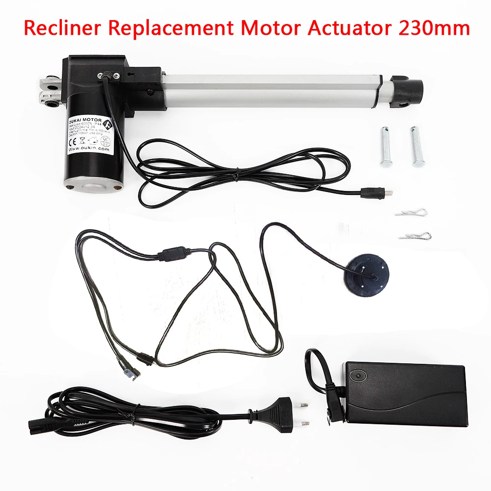 24V-DC-Linear-Drive-600KG-Max-Lift-230mm-stroke-Electric-Motor-for ...