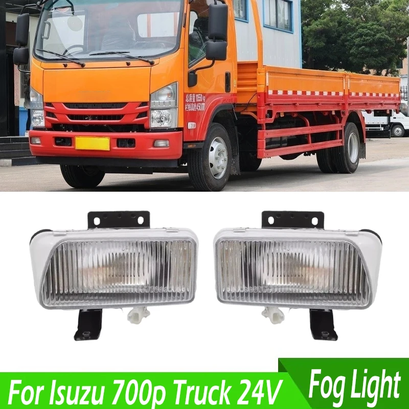 For Isuzu 700p Truck 24V Car Front Bumper Fog Light Foglamp Front Fog ...