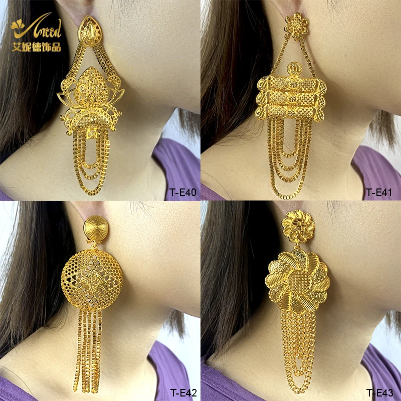 ANIID-Dubai-24K-Gold-Plated-Jewelry-Designer-Earrings-for-Women-Fashion ...