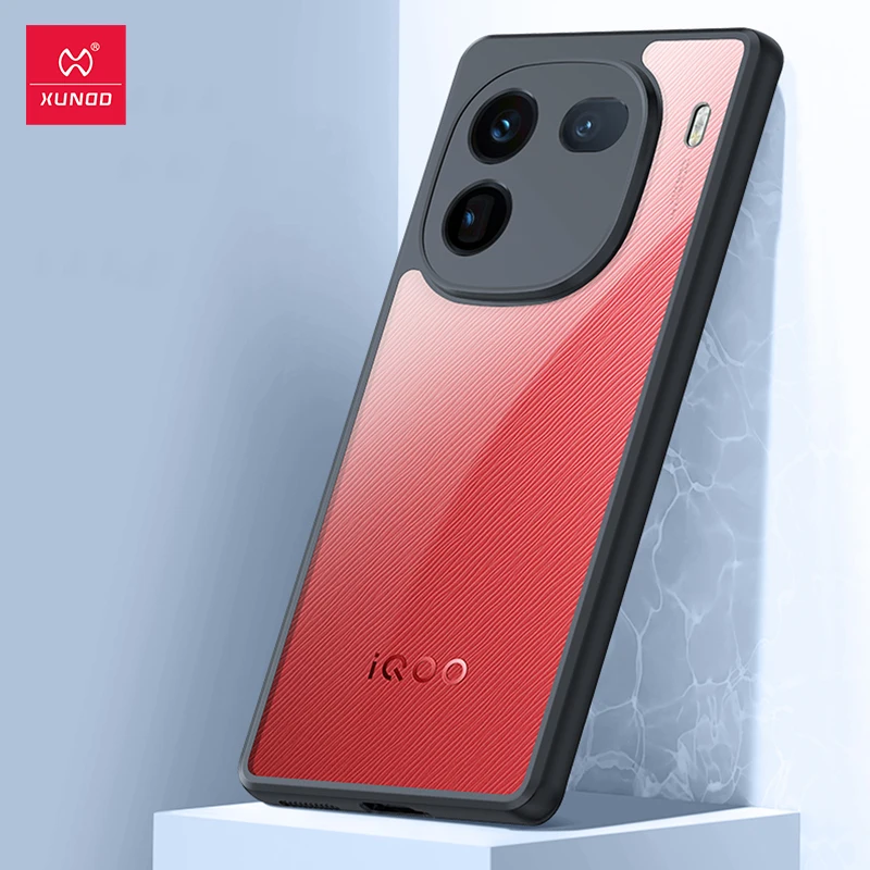 Xundd-For-Vivo-iQOO-12-11-Neo8-Pro-Cases-Plain-Transparent-Back-Cover ...
